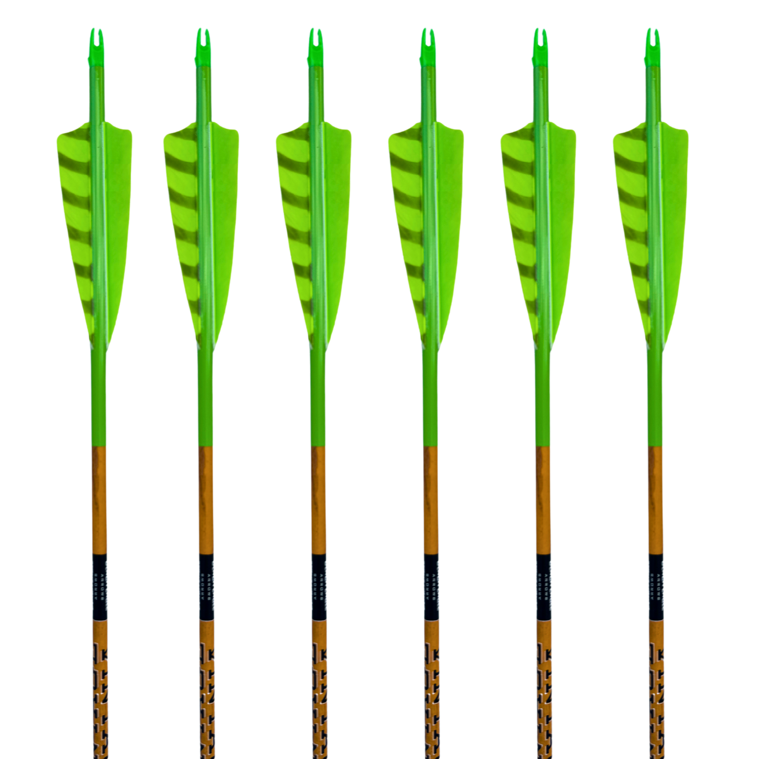 Black Eagle Vintage Carbon Arrows - Flo Green – Vantage Point Archery