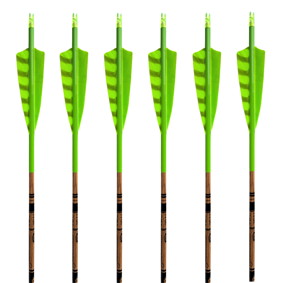 Gold Tip Traditional Arrows - Flo Green – Vantage Point Archery